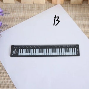 1pc Piano Ruler, 15cm Straight Ruler, Drawing Ruler, Measuring Tool ...
