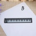 1pc Piano Ruler, 15cm Straight Ruler, Drawing Ruler, Measuring Tool ...