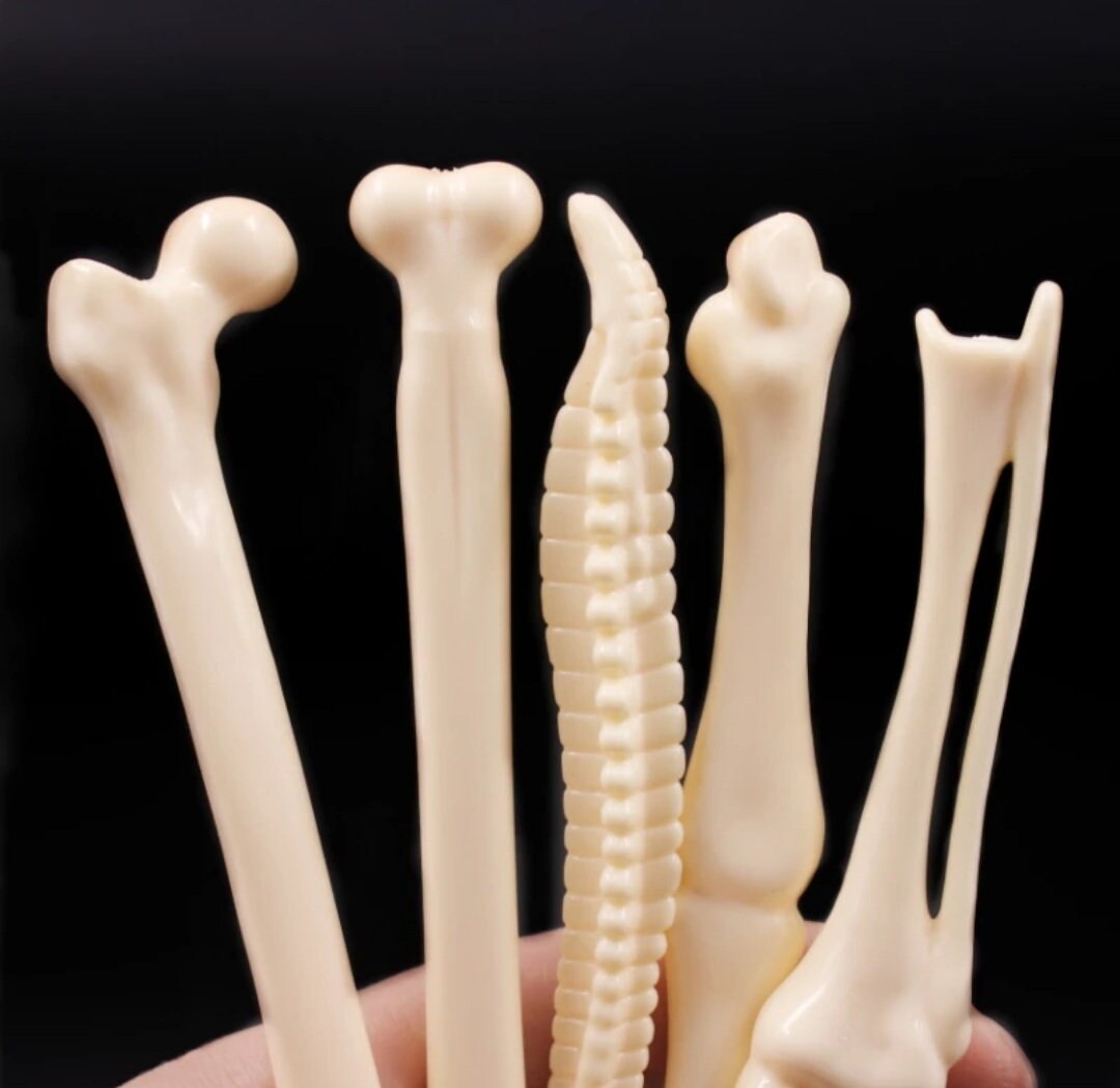 5pcs Creative Bone Shape Ballpoint Pen, Medical Student Gift, Medical ...