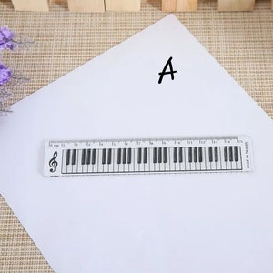 1pc Piano Ruler, 15cm Straight Ruler, Drawing Ruler, Measuring Tool ...