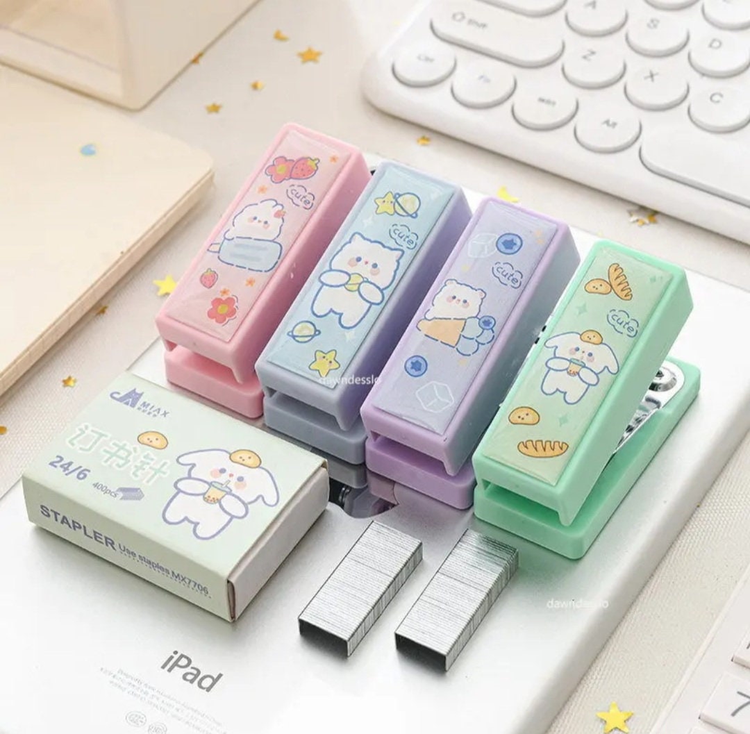 Mini Stapler Set, Cute Animal Stapler, Staples, Binding Supply, School ...