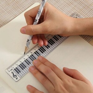 1pc Piano Ruler, 15cm Straight Ruler, Drawing Ruler, Measuring Tool ...