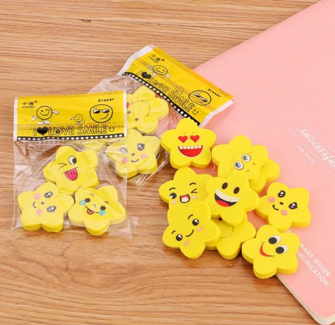 Pencil Eraser, Cute Yellow Eraser, Rubber Eraser, Student Eraser ...