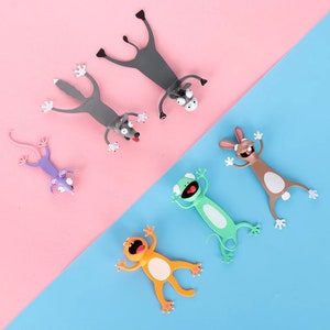 1pc 3D Animal Book Mark, Lovely Animal Cat, Panda, Rabbit Book Mark ...