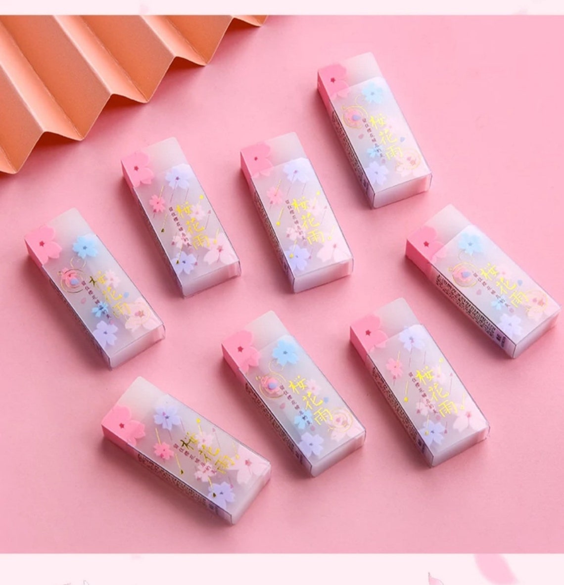 1pc/ Cherry Blossom Eraser Pencil Eraser Japanese Blossom | Etsy