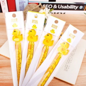 1 Pc Little Yellow Duck Ruler, 12cm Measuring Ruler, Drawing Ruler ...