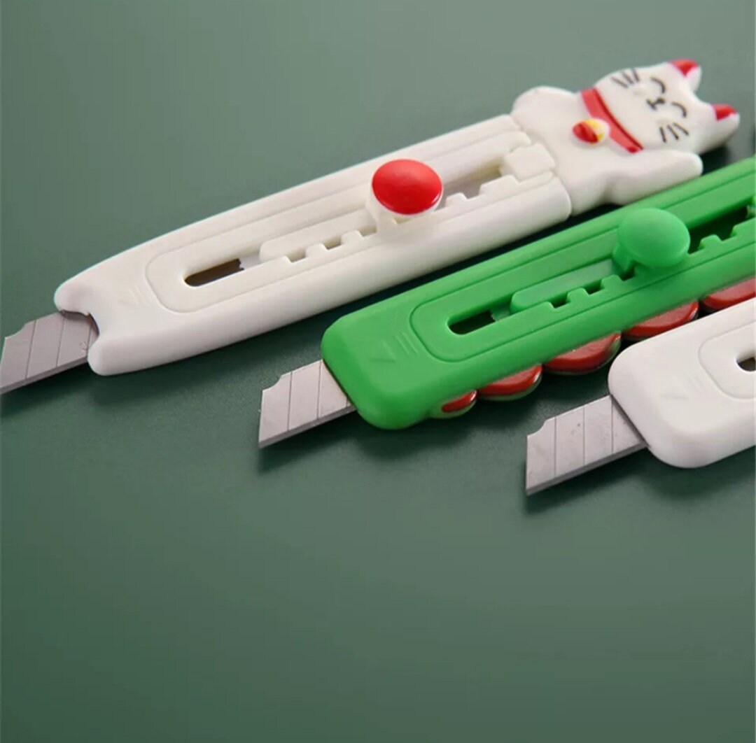 Box Cutter Flower Utility Knife Korean Stationery Sheep Cute Cartoon ...