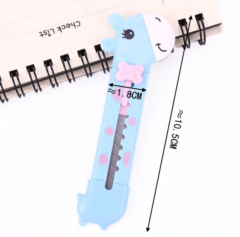 1pc Cute Mini Giraffe Portable Utility Knife Paper Cutter - Etsy