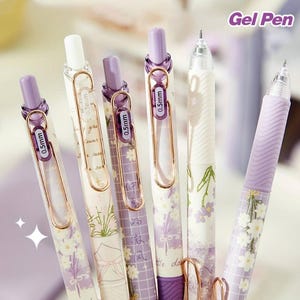 4pcs Little Daisy Gel Pen, Pretty Flower Pen, 0.5mm Black Ink Pen ...