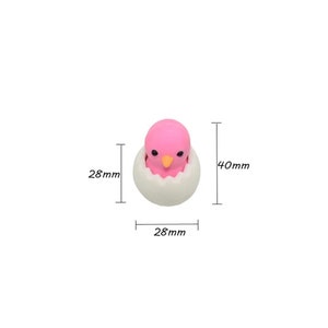 4pcs Cute Chick Shape Eraser, Pencil Eraser, Rubber Eraser, Chick ...