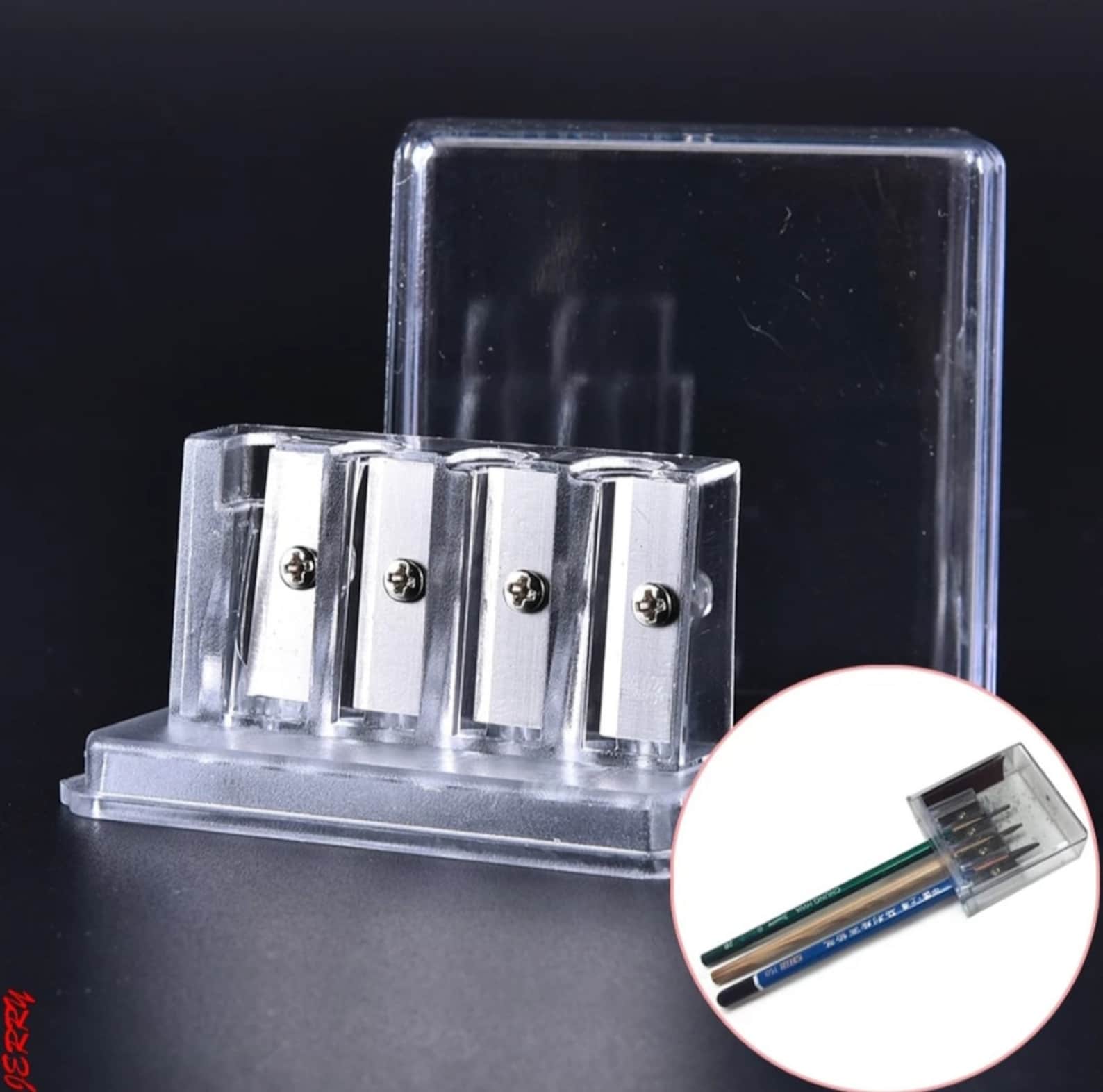 1pc 4 Holes Pencil Sharpener Multifunctional Sharpener for - Etsy