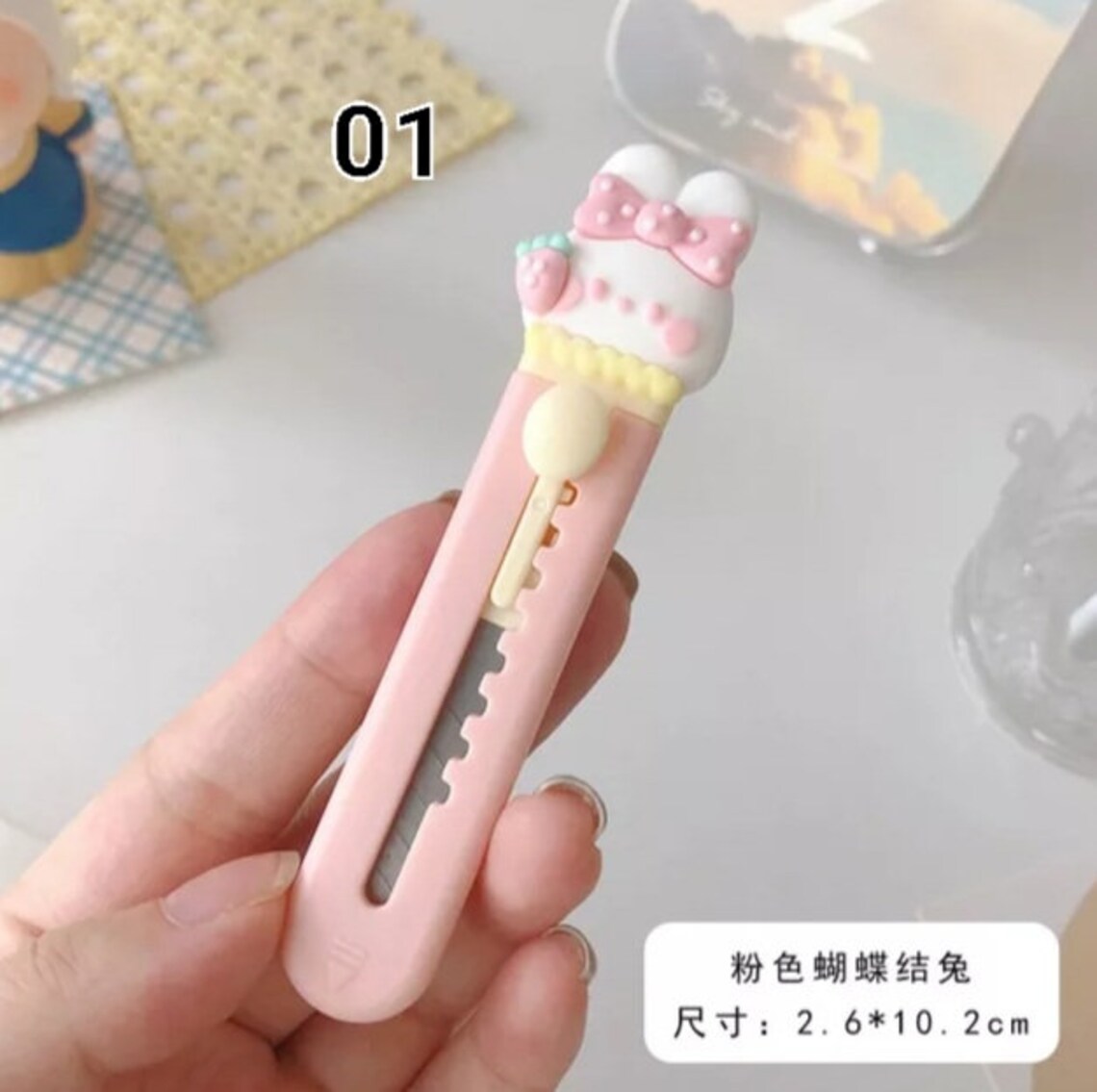 1pc Cute Mini Animal Utility Knife, Box Cutter, Portable Knife, School ...