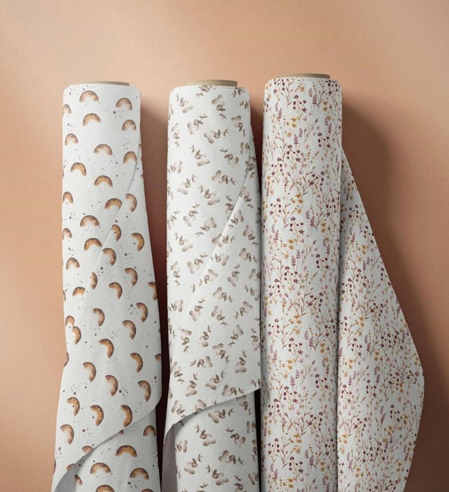 Penguins Rib Jersey Fabric Watercolor Penguin Half Yard - Etsy