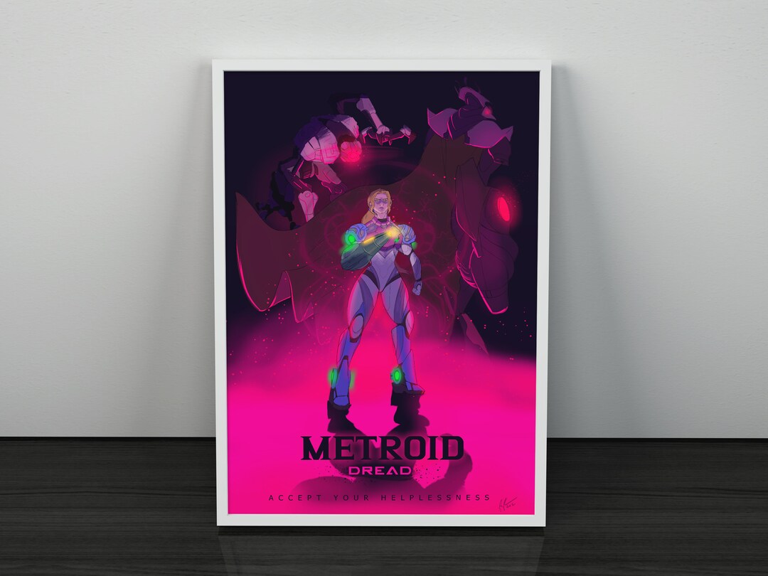 Metroid Dread Art Print Gaming Room Poster, Game Room - Etsy