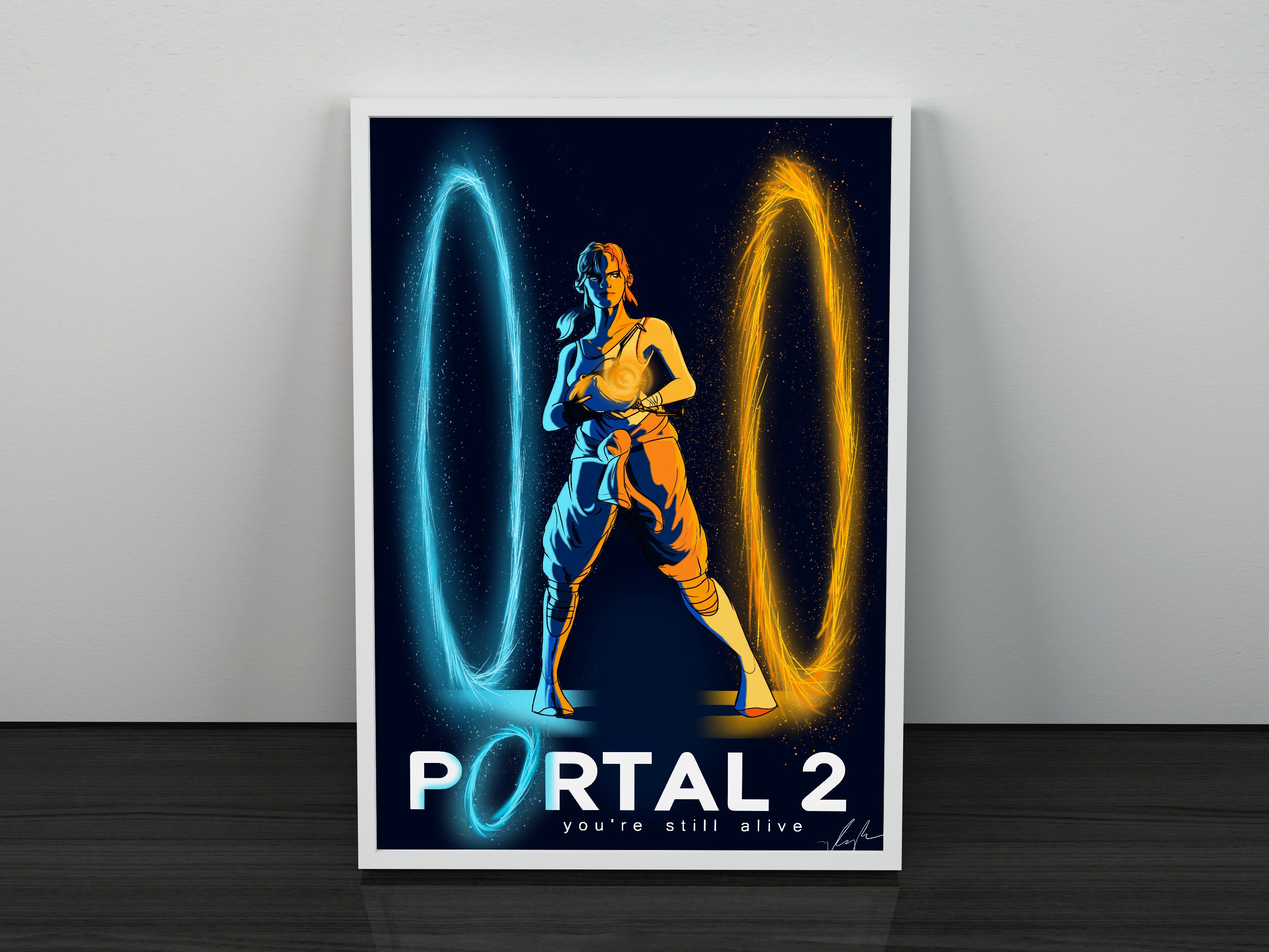 Portal 2 Art Print Gaming Room Poster, Game Room - Etsy Portal 2 Art Print Gaming Room Poster, Game Room - Etsy