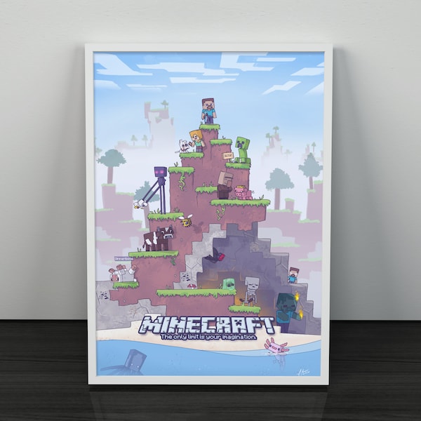 Minecraft's Poster - Etsy