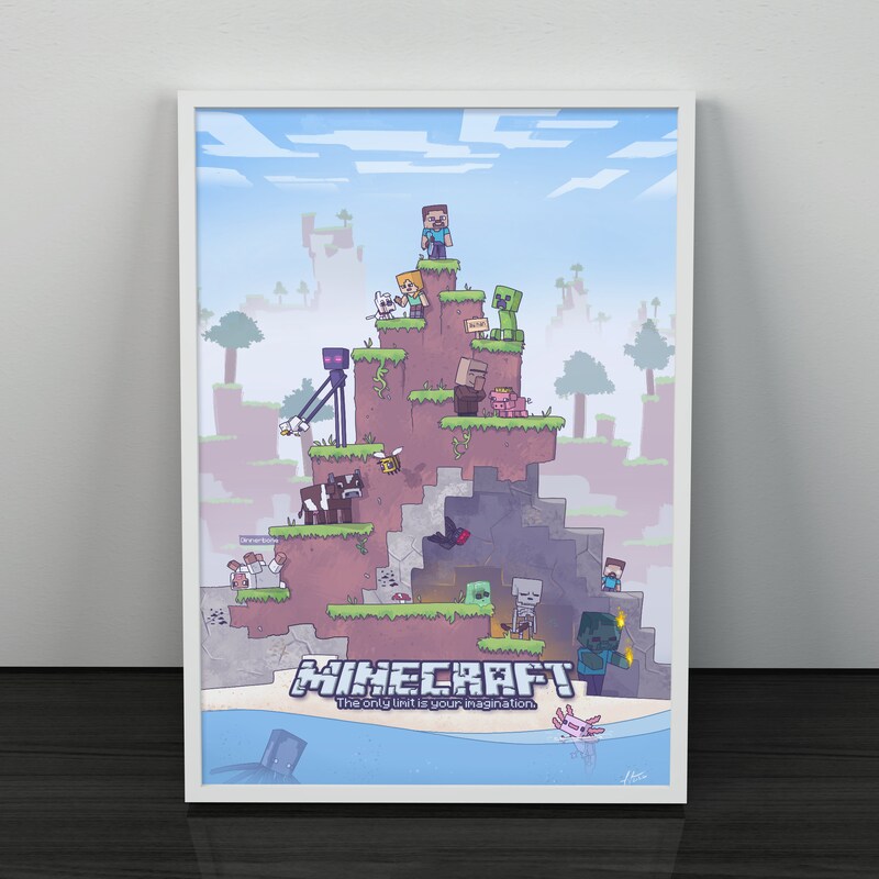 Minecrafts Poster - Etsy