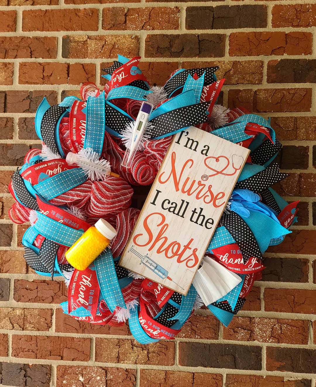 I'm a Nurse Wreath, Healthcare Decor, Nurse Decor, All Occasion Decor ...
