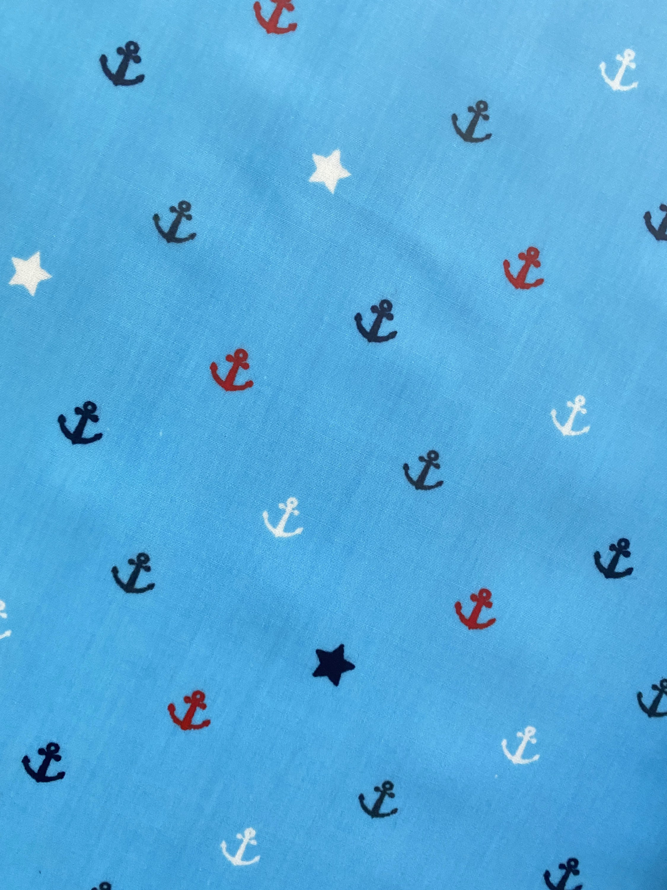 Light Blue Anchor Wallpaper