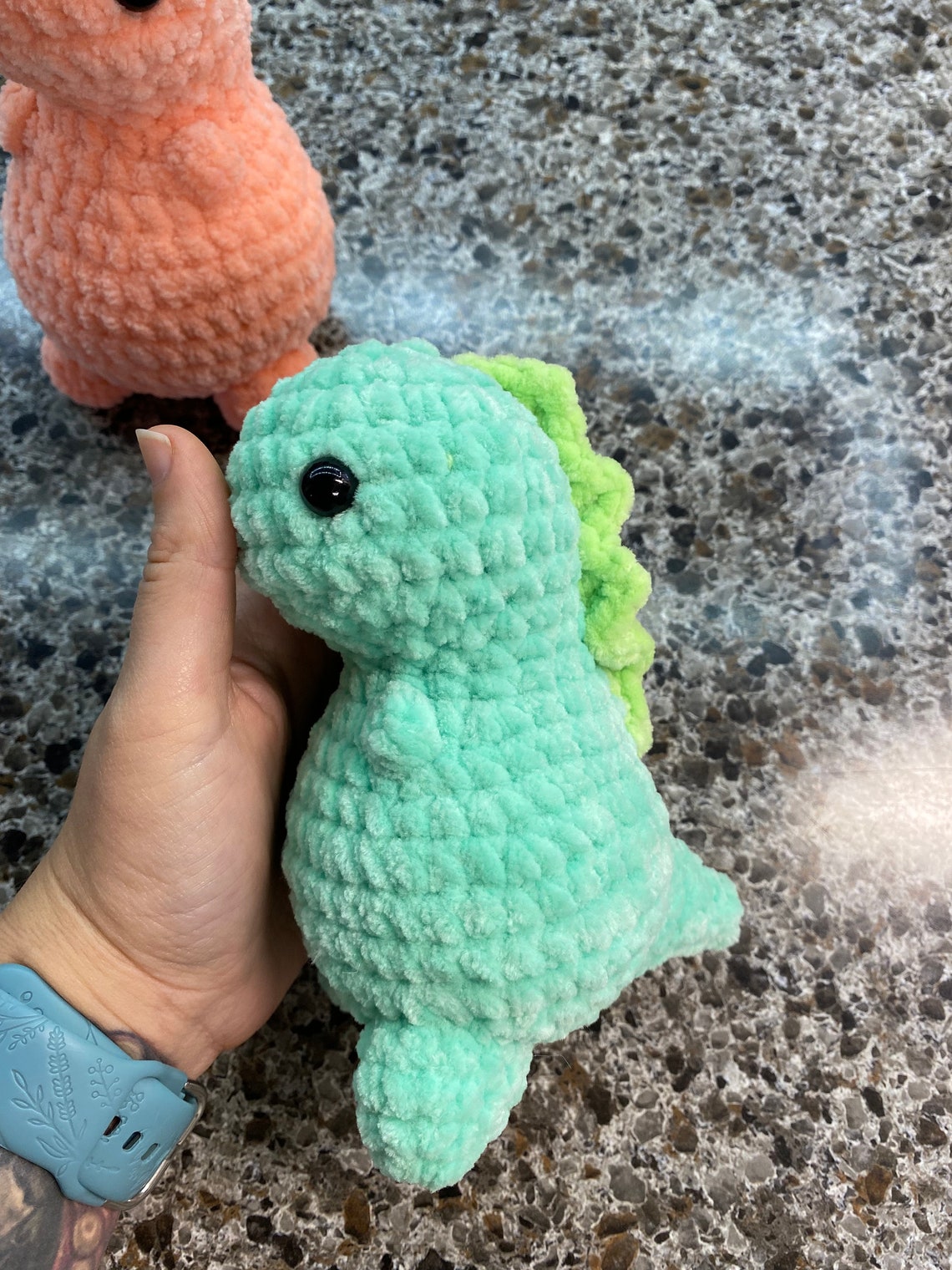Plush Crochet Chubby Dinosaur - Etsy