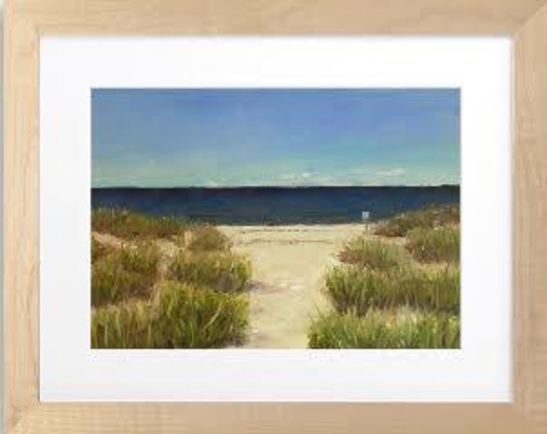 Print of Original Painting | Cape Cod Beach - Etsy