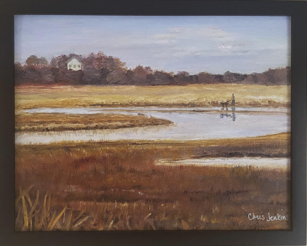 Original Oil Painting | Cape Cod Marsh - Etsy
