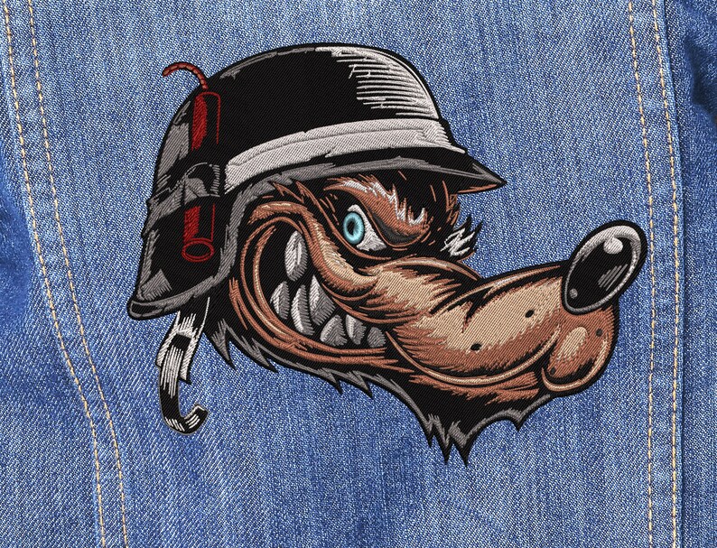 Wolf Werewolf Machine Embroidery Design - Etsy