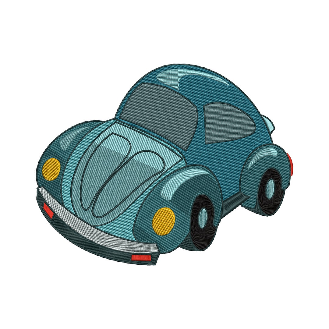 Retro Car Machine Embroidery Design - Etsy