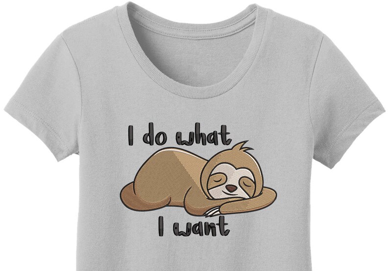 Sloth Machine Embroidery Design in 6 Sizes: - Etsy
