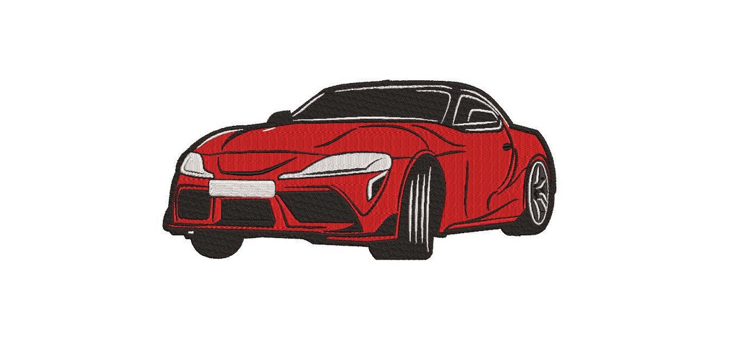 Machine Embroidery Design Car in 6 Sizes - Etsy