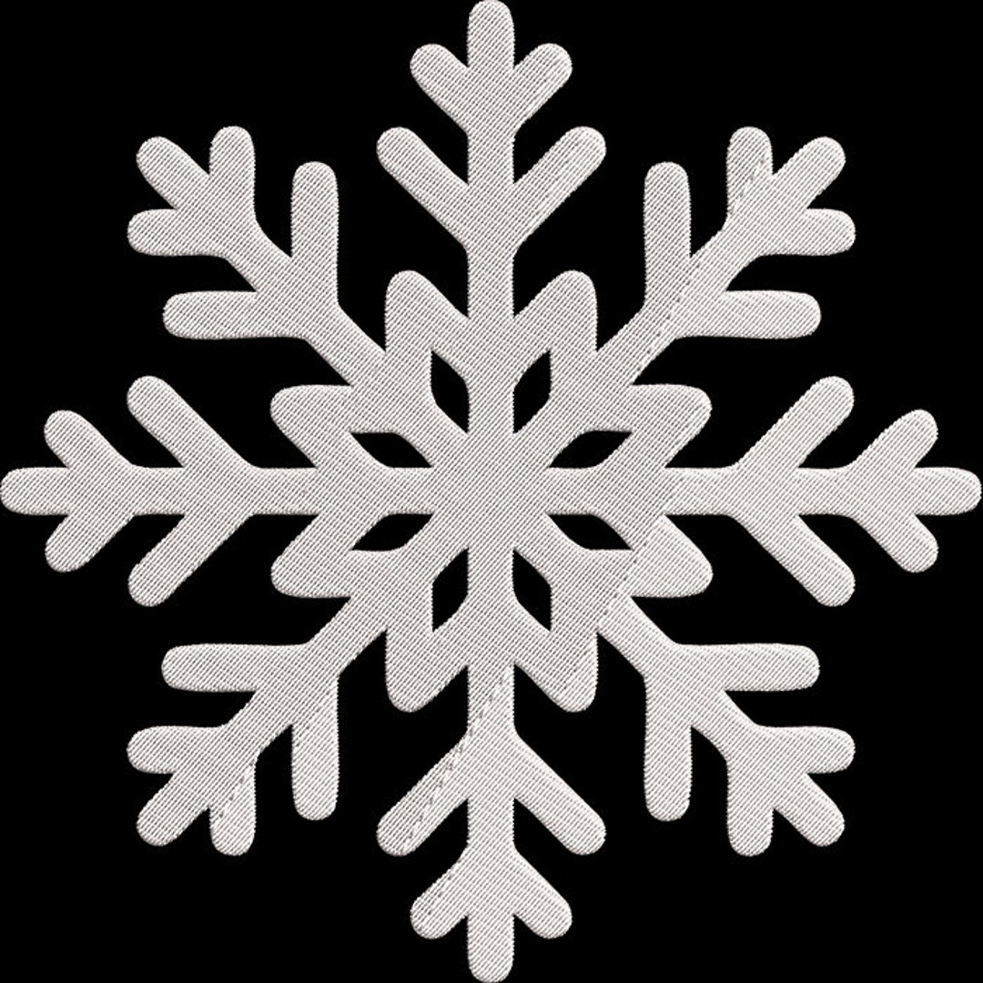 Snowflake Machine Embroidery Design - Etsy