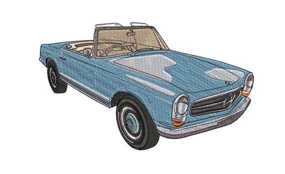 Car Machine Embroidery Design - Etsy