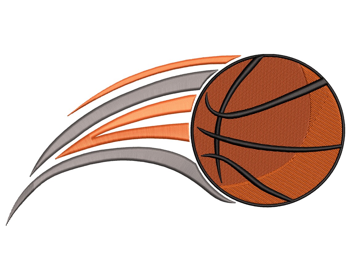 Machine Embroidery Design Basketball - Etsy