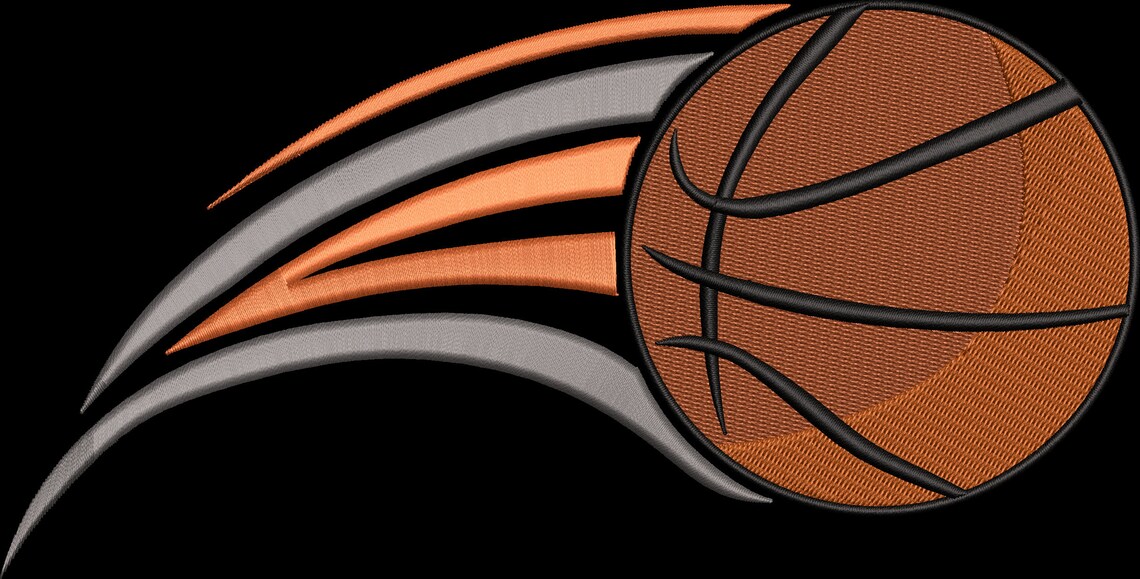 Machine Embroidery Design Basketball - Etsy