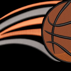 Machine Embroidery Design Basketball - Etsy