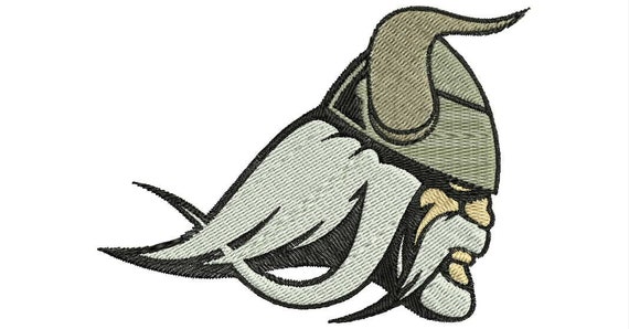 Machine Embroidery Design Viking in 2 Sizes | Etsy
