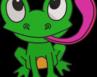 Tree Frog Embroidery Design Pattern. Red Eyed Rain Forest Frog Template ...