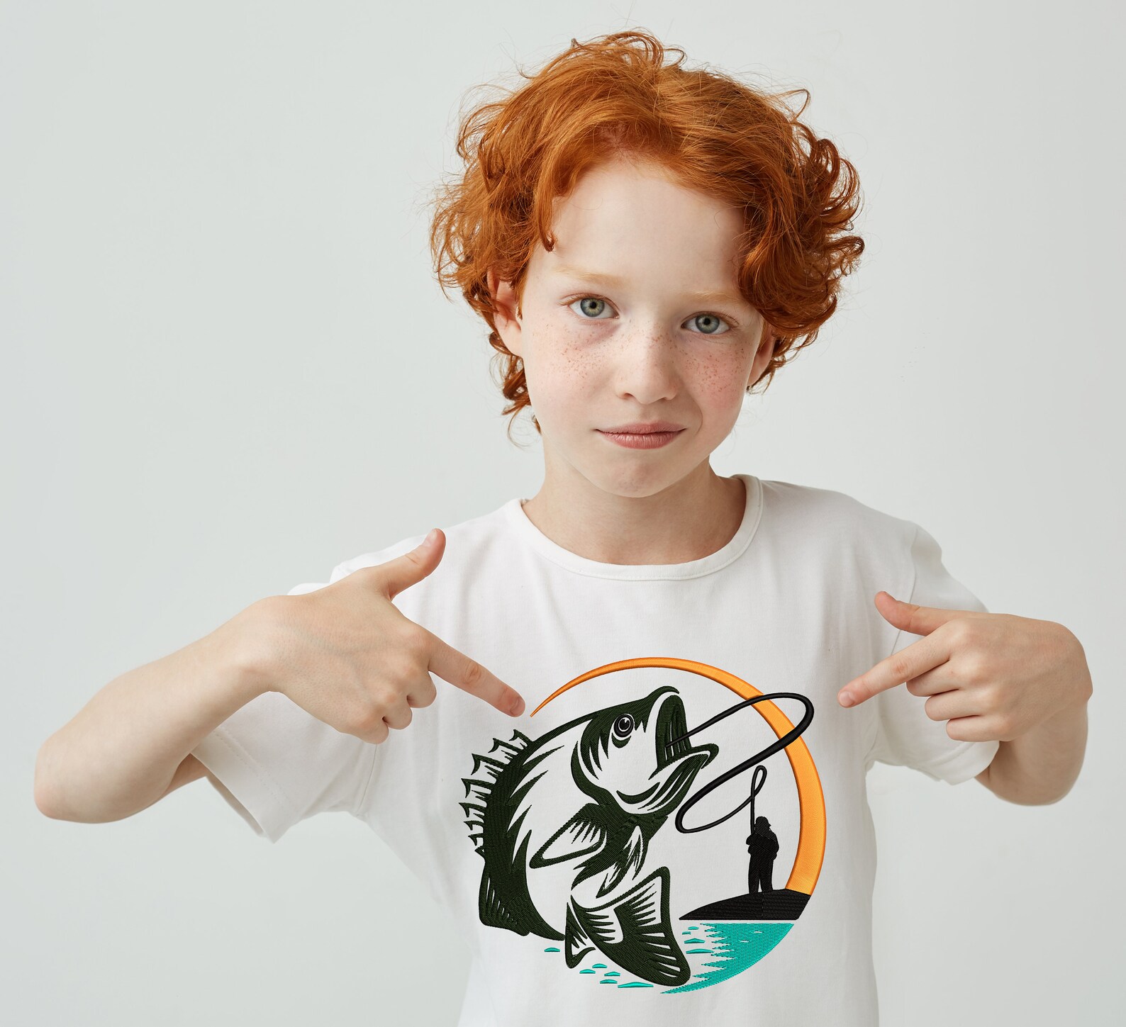 Fishing Embroidery Design - Etsy