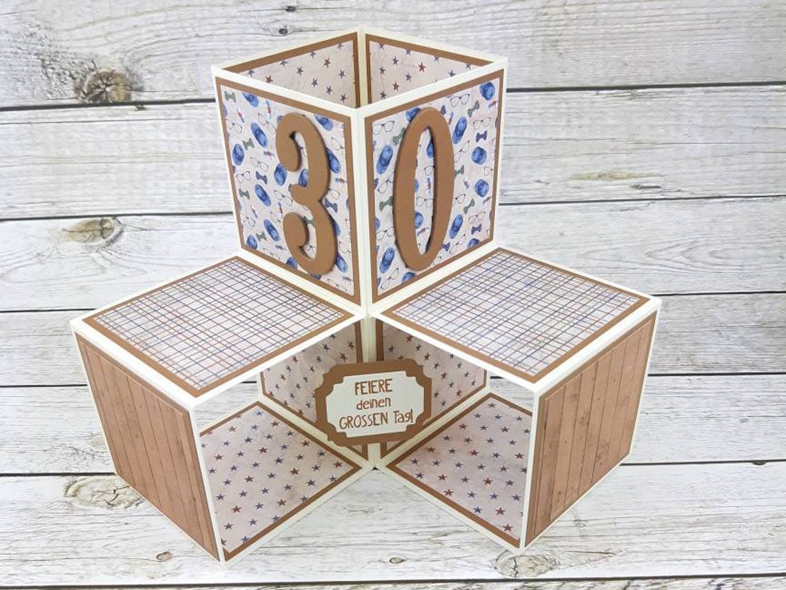 Special Card for Birthday Man Pop up Card Greeting Card30 - Etsy