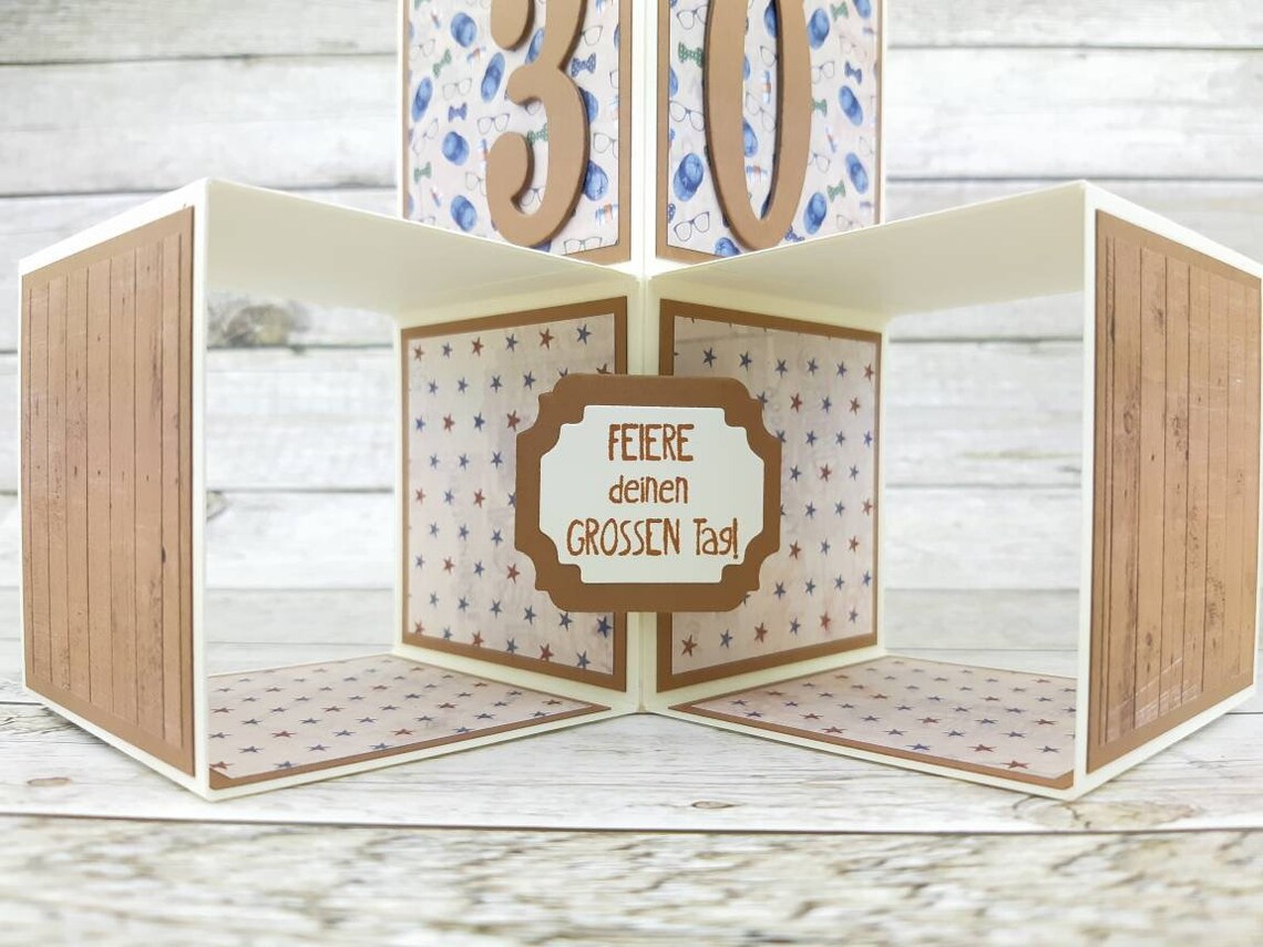 Special Card for Birthday Man Pop up Card Greeting Card30 - Etsy