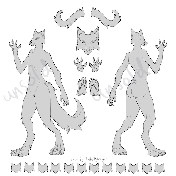 Vixen Coloring Page - Etsy Singapore