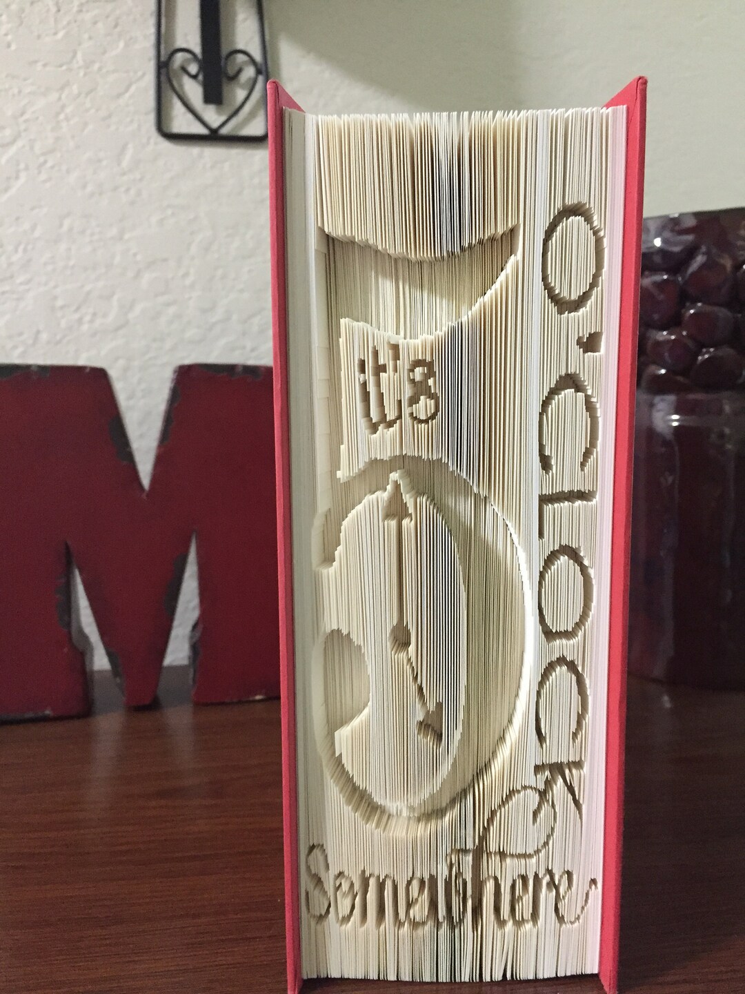 Arte de libro doblado, son las 5:00 en algún lugar - Etsy España