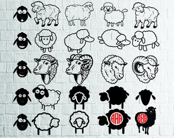 Sheep dxf file | Etsy