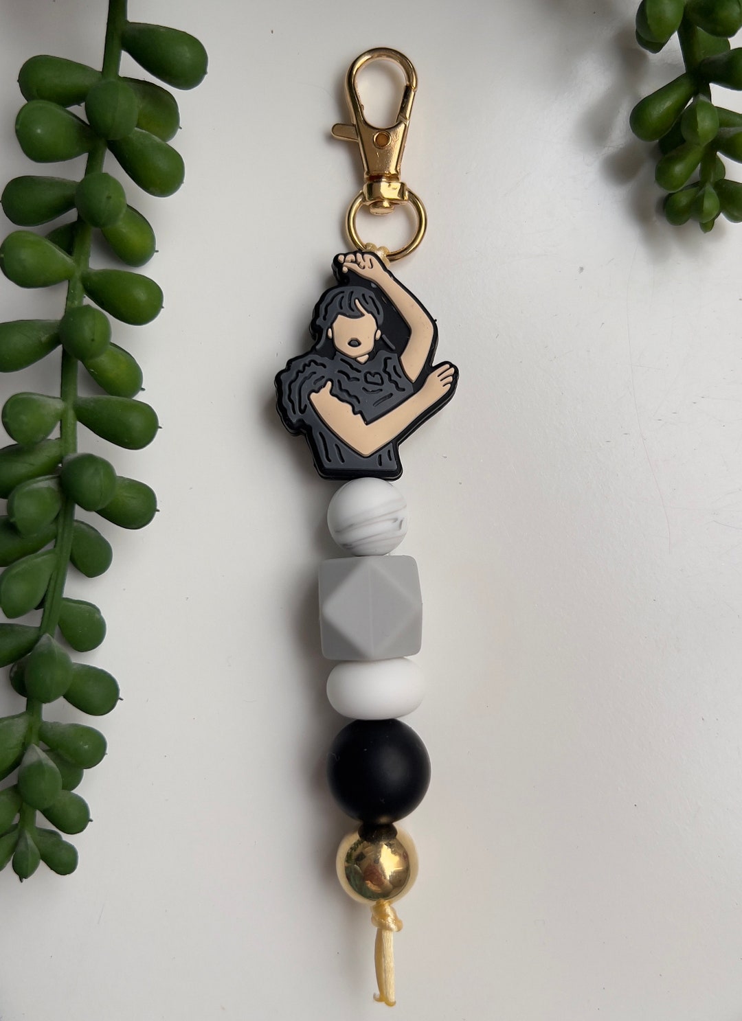 Wednesday Keychain | Gift for Her | Present | Wednesday Adams ...