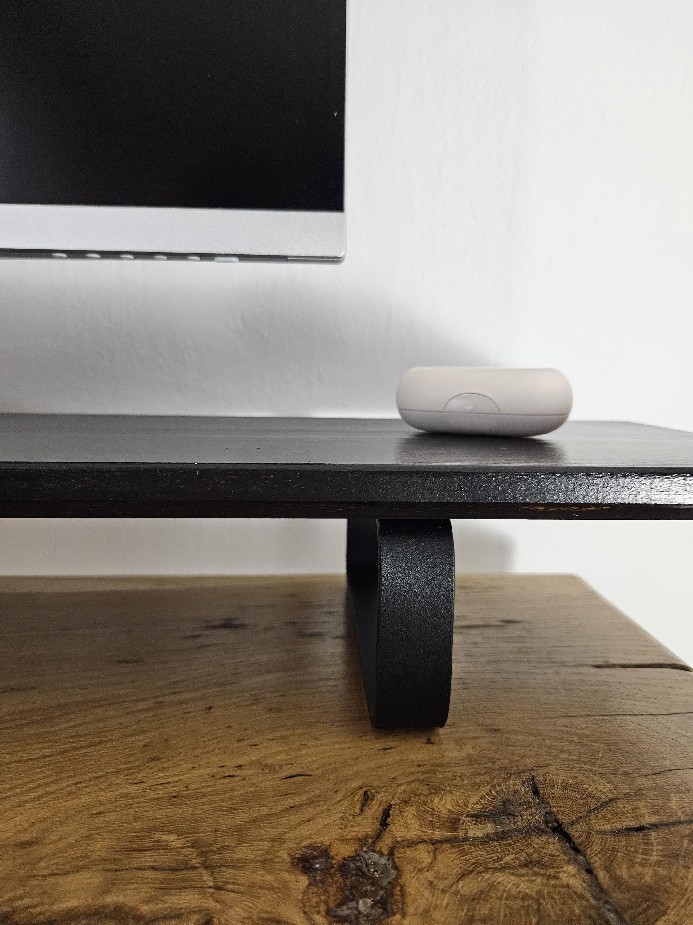 Monitor Stand, Monitor Riser, Wood Monitor Stand, Wooden Dual Monitor ...