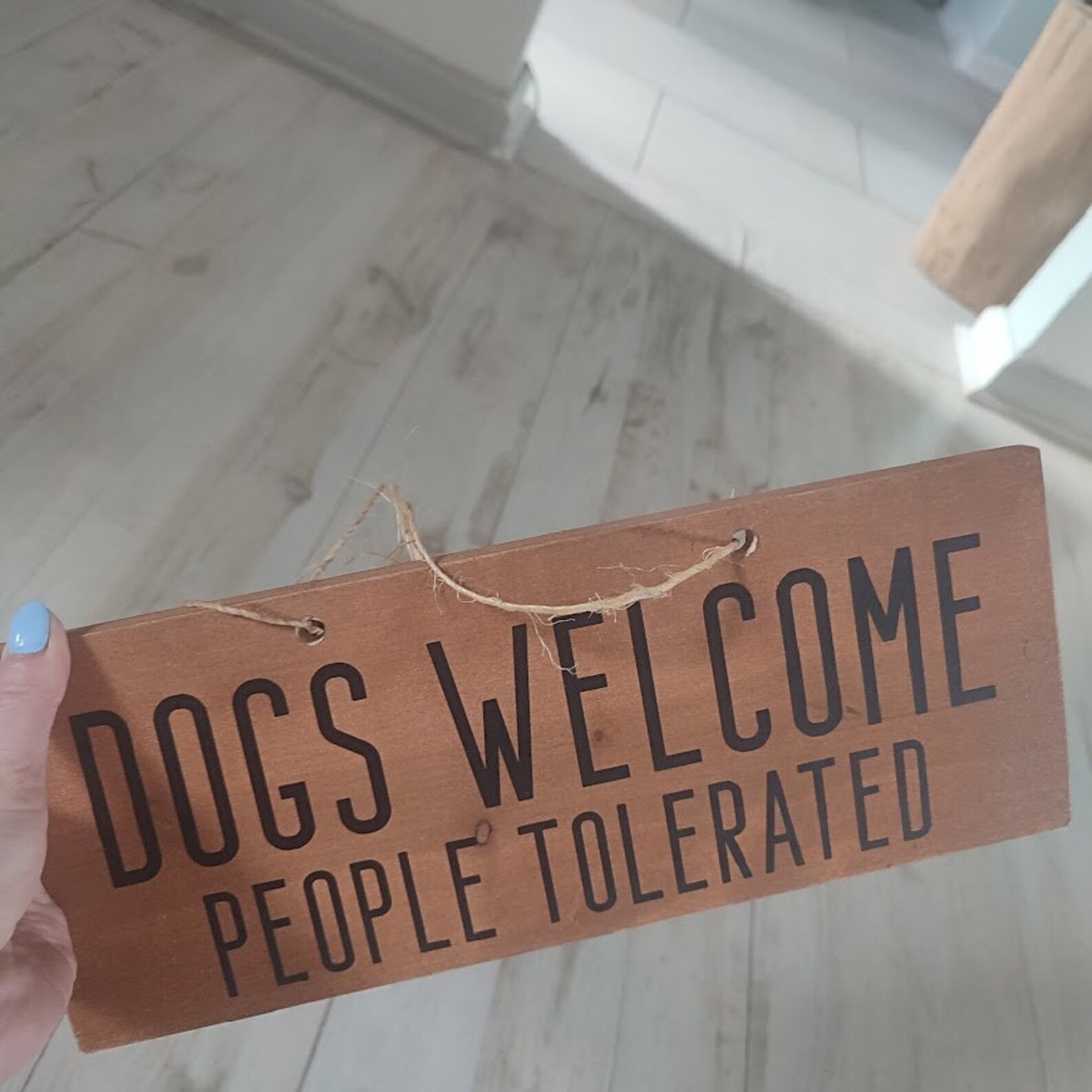 Dogs Welcome People Tolerated Welcome Sign Front Door - Etsy