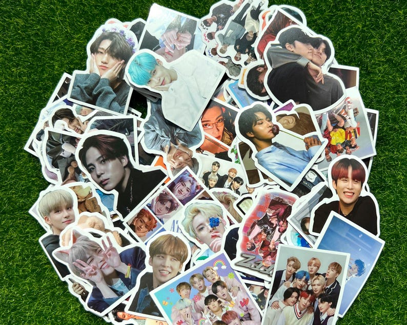 ATEEZ Sticker Pack, Bias Stickers Set, Group Photoshoot Random Bundle ...