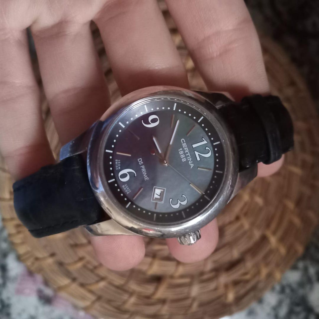 Certina Ds Prime Ladies Swiss Watch Quartz Black Dial 38 Mm, Certina ...