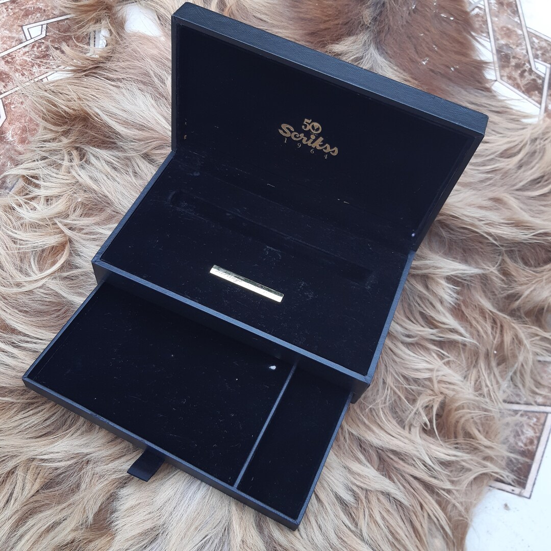Scrikss Fountain Pen Case,black Empty Pen's Box,pencil Presentation ...