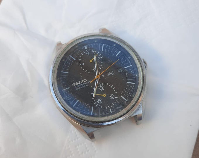 Seiko 6138-3002 Jumbo Automatic Chronograph Original 1976 Model Rare ...